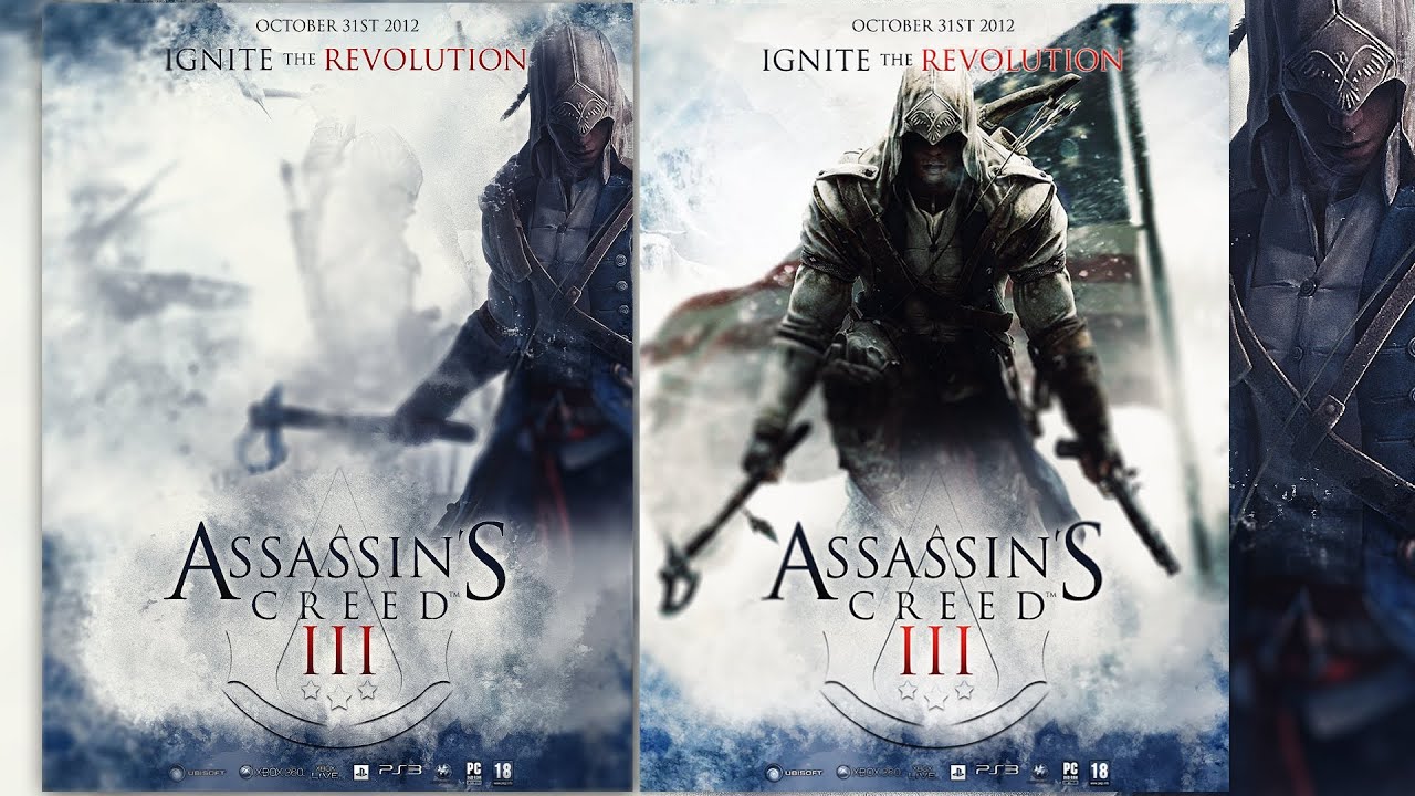 Speed Art: Assassin's Creed III - Promotional Posters + Free Stock Pack ...