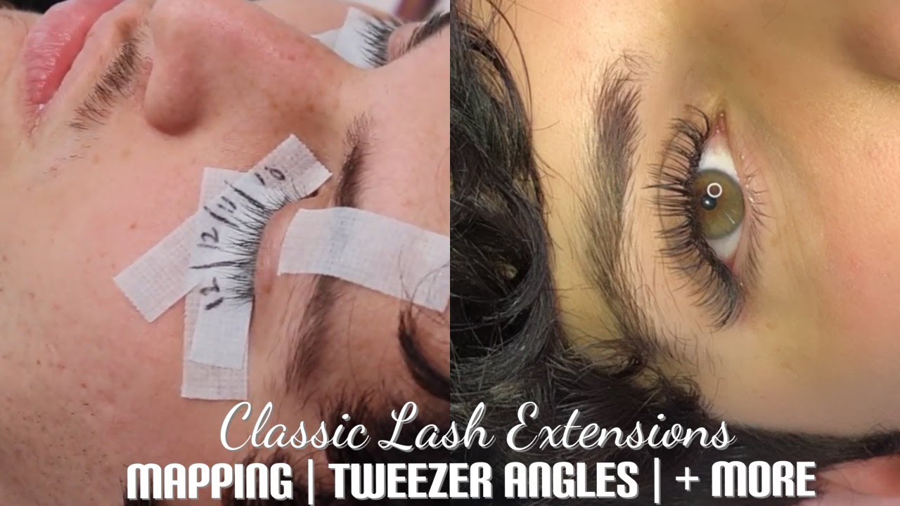 Classic Lash Extensions | Lash Mapping | Male Lashes | - YouTube
