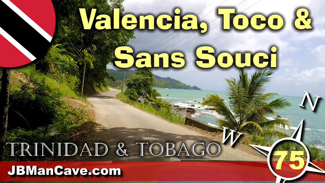 Drive to Toco and Sans Souci in the country of Trinidad and Tobago - JB ...
