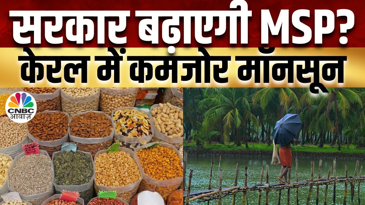 Commodity Roundup | केरल में 5 दिनों में 12% से कमजोर Monsoon, नई सरकार MSP पर जल्द लेगी फैसला ...