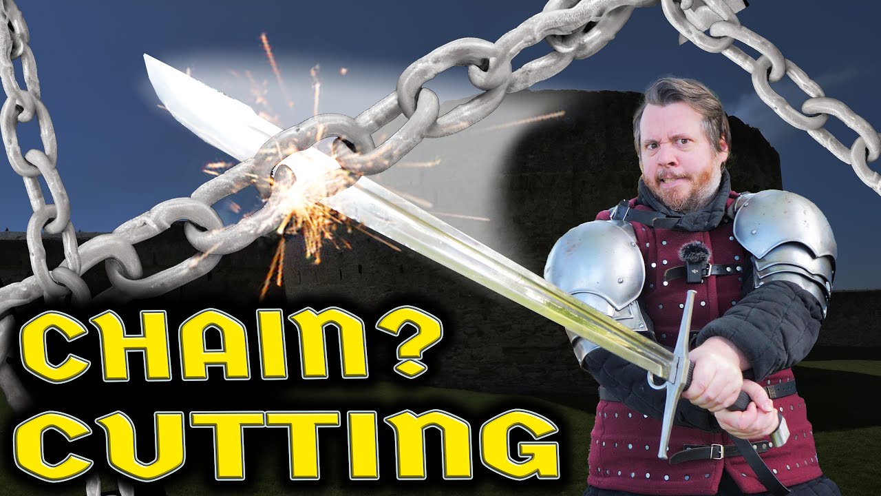 Can this sword cut a STEEL CHAIN? - Honshu Boshin Grosse Messer TESTED ...