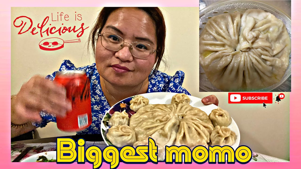 Biggest Momo Mukbang || cooking & Eating food - YouTube