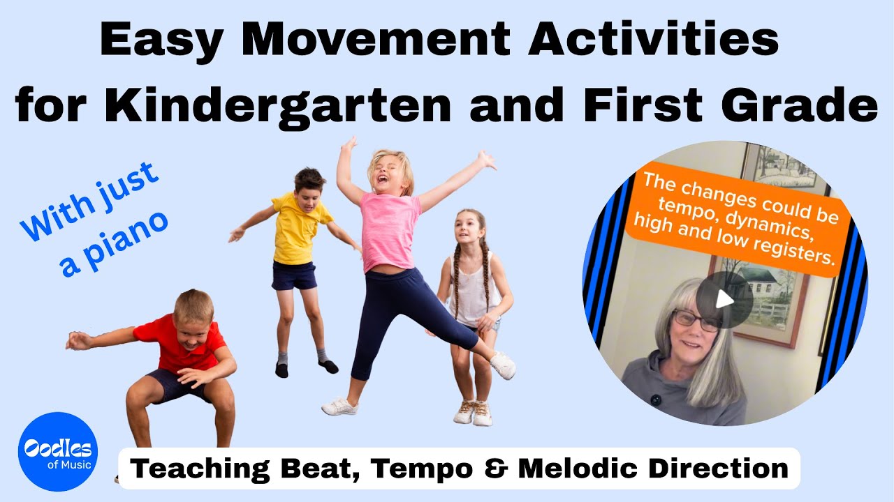 Easy Movement Activities for Kindergarten and First Grade | Teaching ...