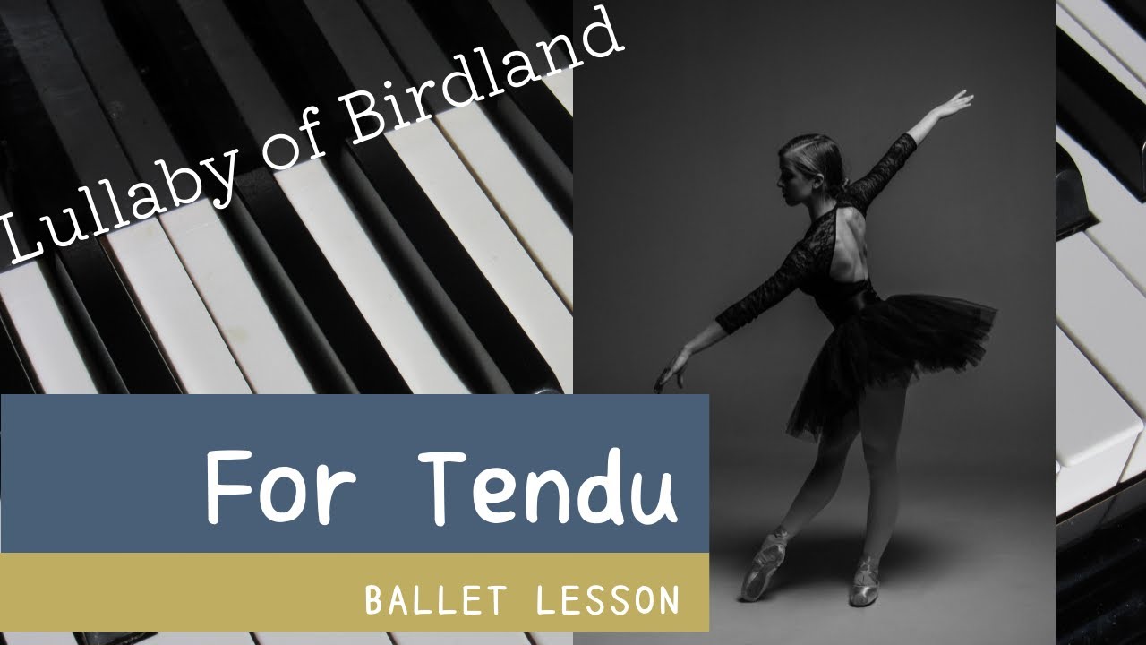 【Ballet lesson】for Tendu - YouTube