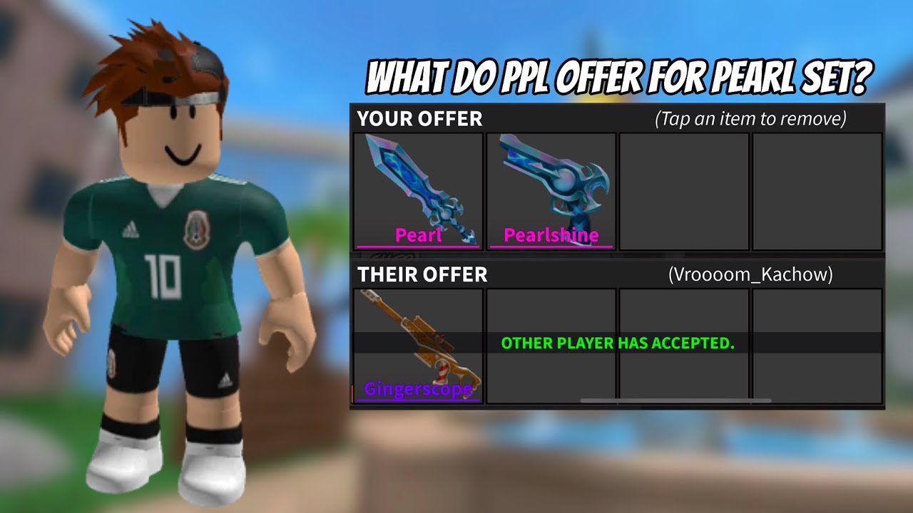 What do people offer for Pearl Set in MM2? - YouTube