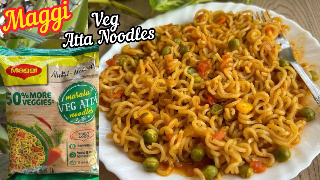 Maggi Veg Atta Noodles | Maggi Veg Atta Masala Noodles Recipe & Review ...