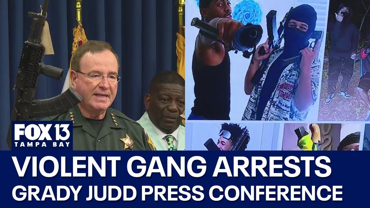 Grady Judd agency nabs 144 gang members, seizes 144 weapons in violent ...