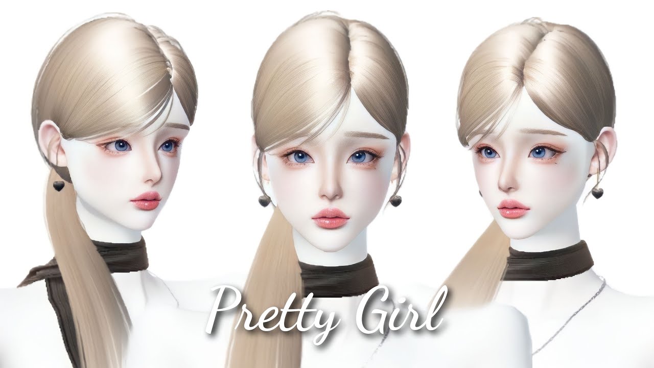 Zepeto Face Tutorial | Pretty Girl [Oplas Zepeto] - YouTube