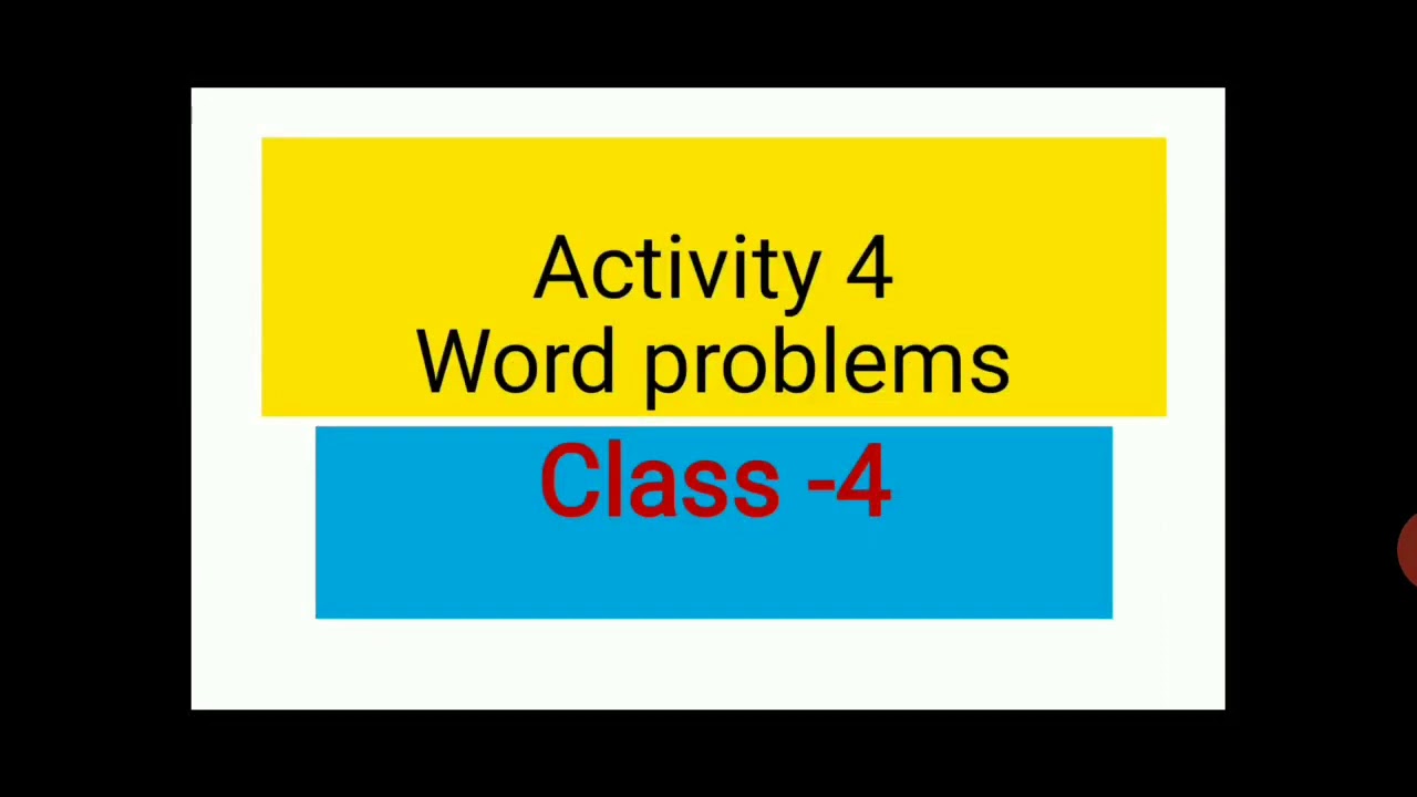 Class 4 L-15 Money- Word Problem - YouTube