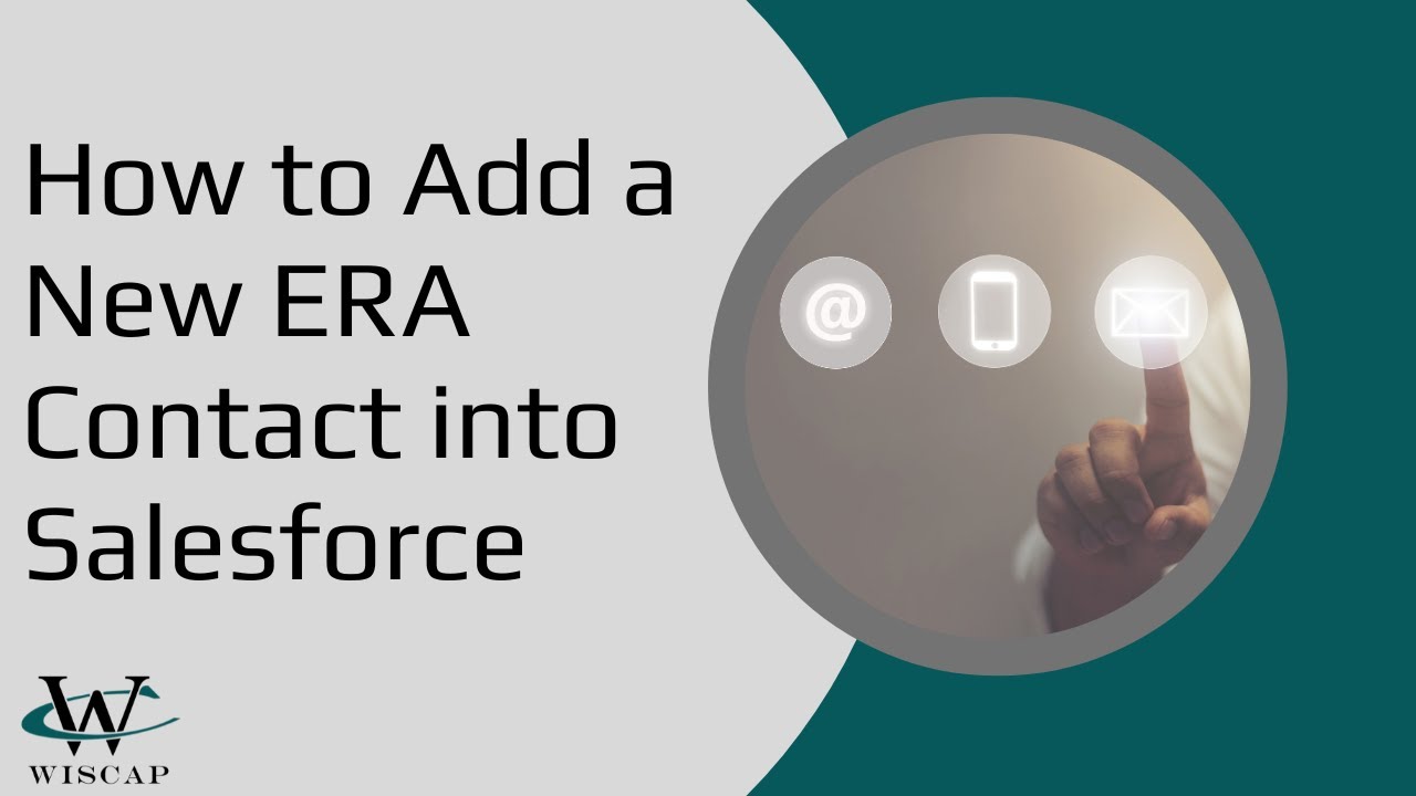 How to Add a New ERA Contact - YouTube