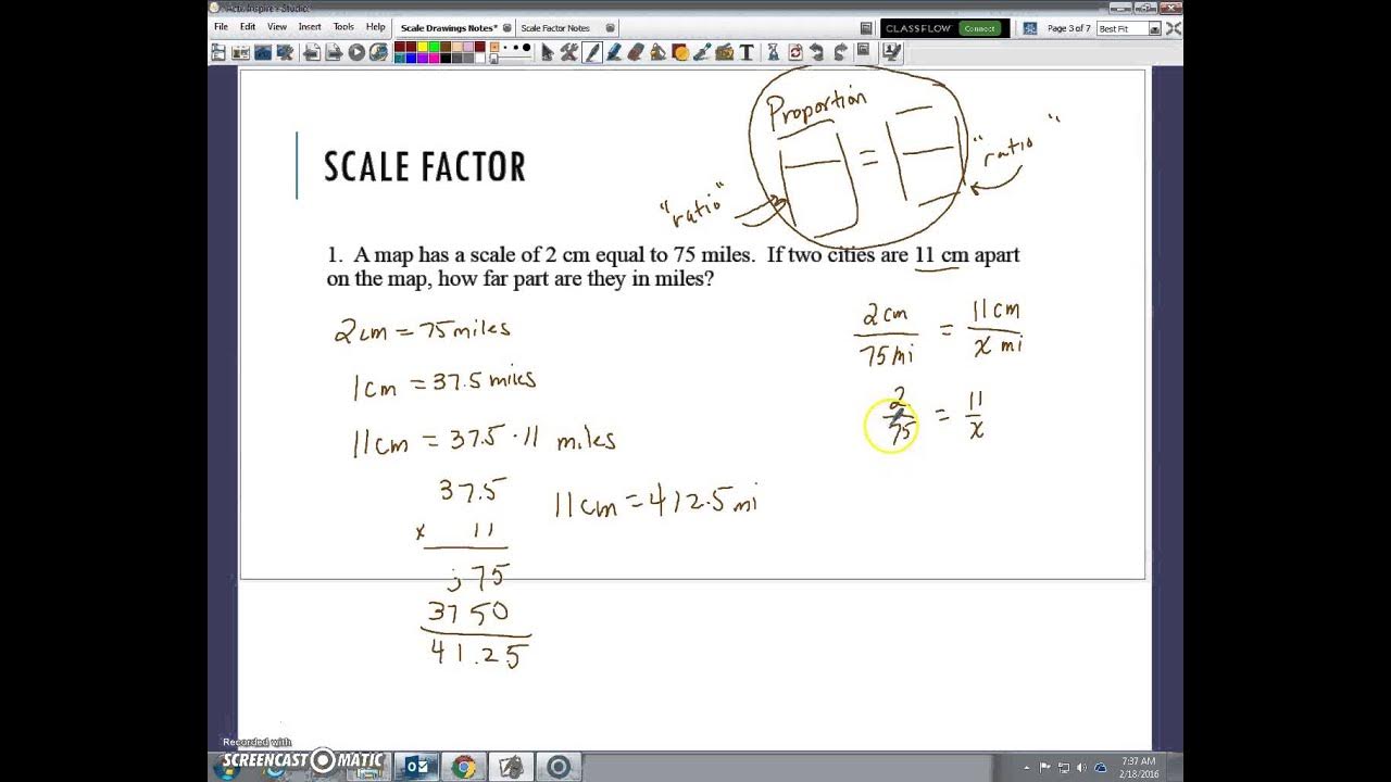 Scale Drawings Notes - YouTube