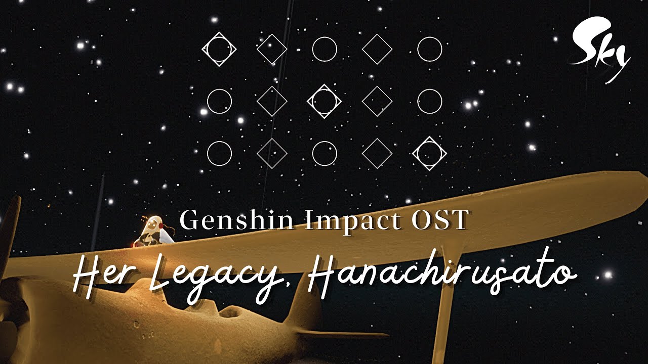 Genshin Impact OST - Her Legacy, Hanachirusato (Ayaka's Theme) ║ Sky ...