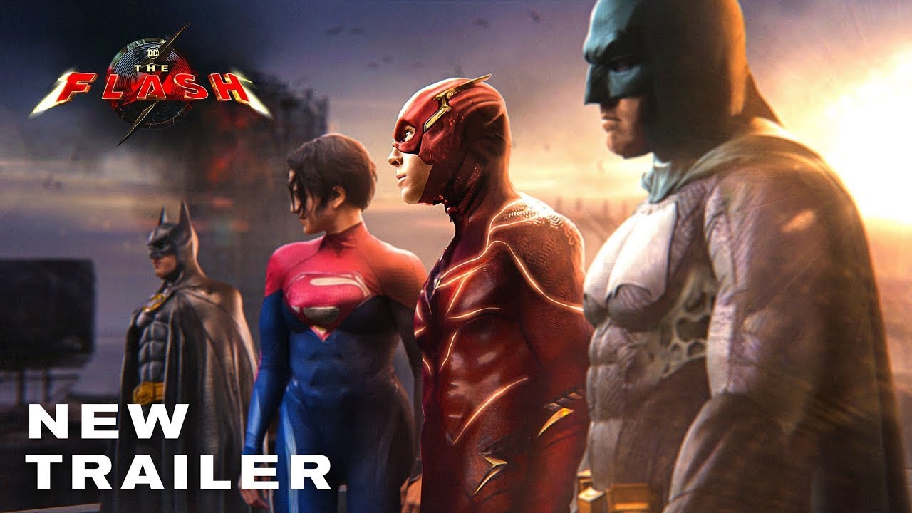 THE FLASH – New Trailer (2023) Ben Affleck, Michael Keaton, Ezra Miller ...