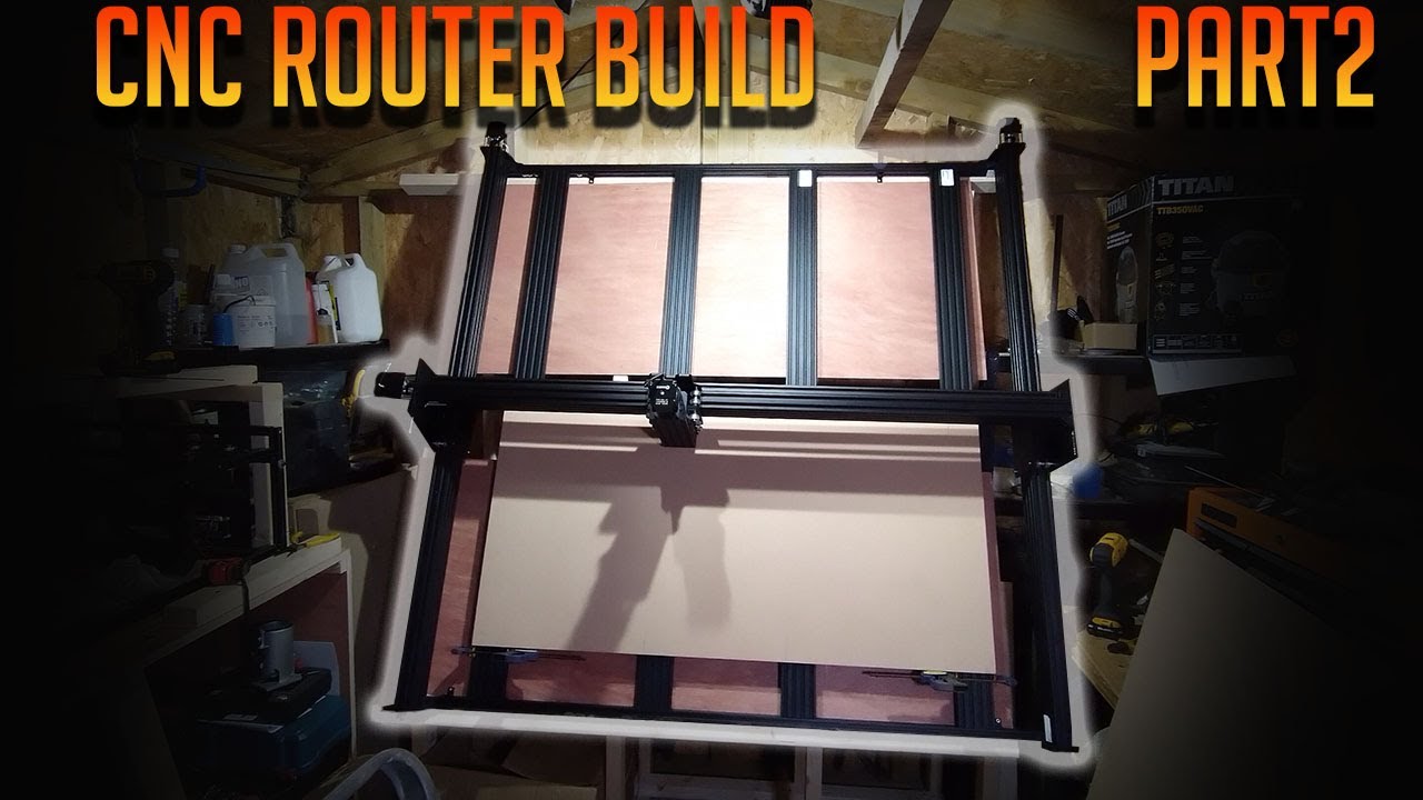 Ooznest Workbee 1500mm x 1500mm CNC Router Build Part 2 - YouTube
