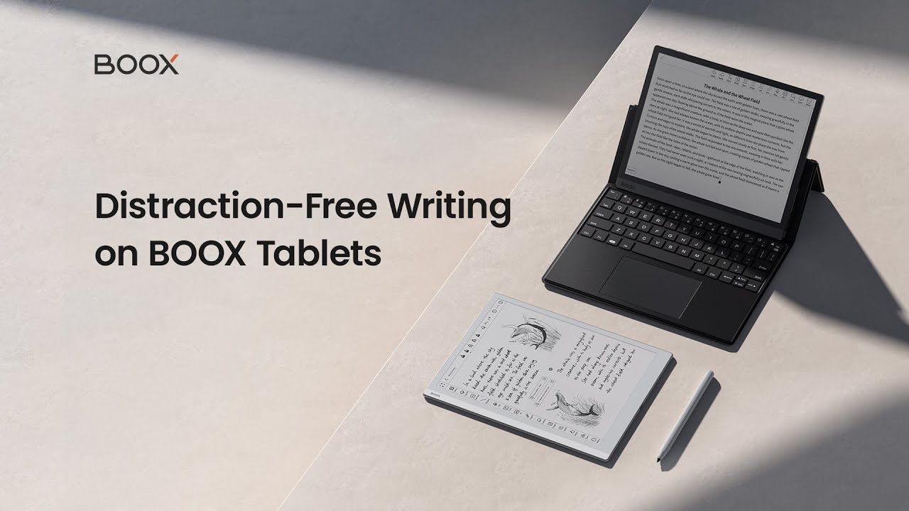Enjoy Distraction-Free Writing on BOOX Tablets - YouTube