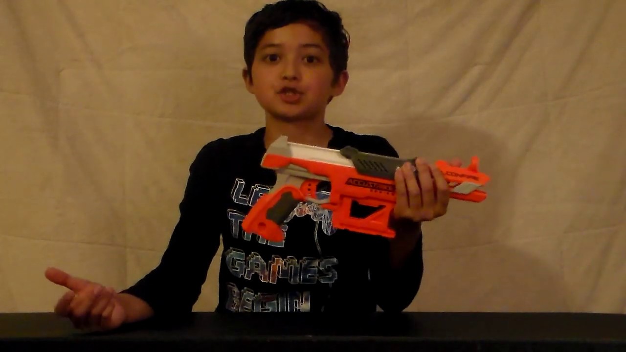 Nerf Accustrike Falcon Fire Review - YouTube