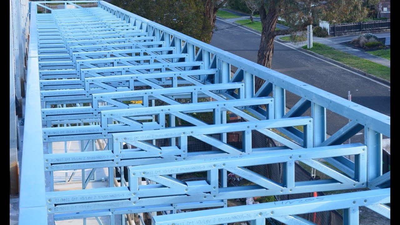 Light gauge steel frame construction system - YouTube