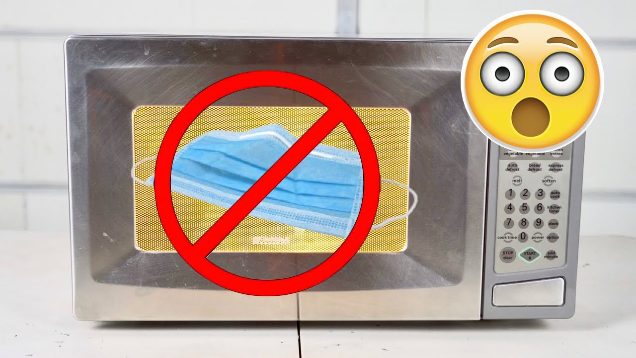 DO NOT MICROWAVE A FACE MASK! - YouTube