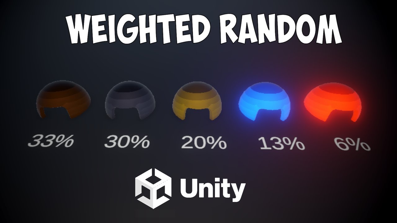 Unity - Weighted Randoms - YouTube