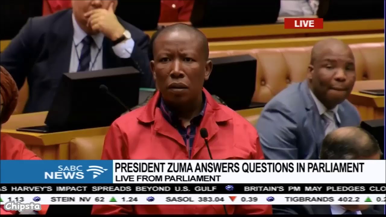 Malema: We cant have Duduzane father here - YouTube