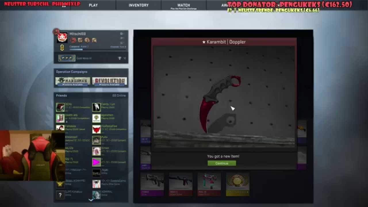 KARAMBIT DOPPLER RUBY FN (~1500€ Knife) - YouTube