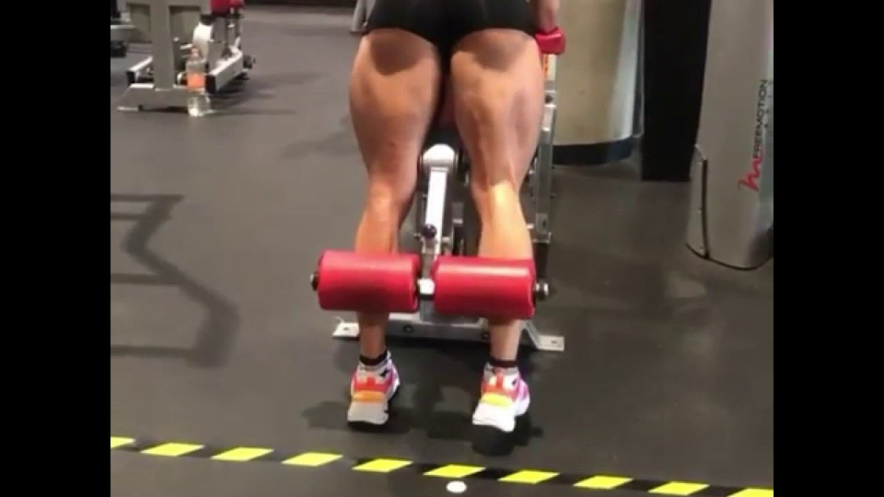 Craziest Fitness Girl Muscle Madness Big And Sexy Glute Workout Youtube