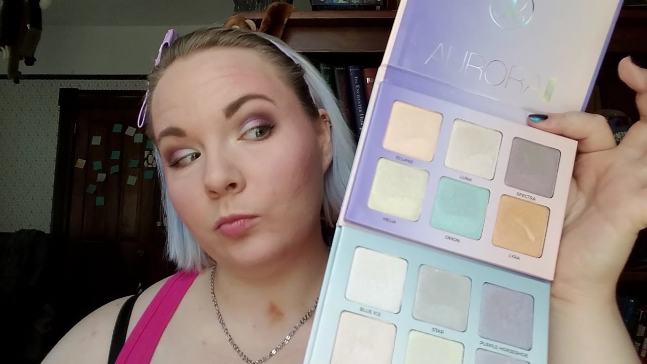 ABH Aurora Glow Kit First Impression and Comparison Swatches - YouTube
