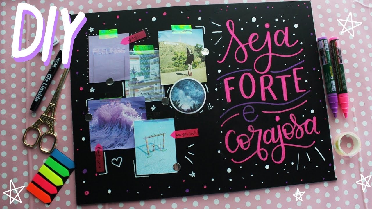 DIY: COMO FAZER UM MURAL DE METAS LINDOOOO | #MAYTODODIA 23 - YouTube