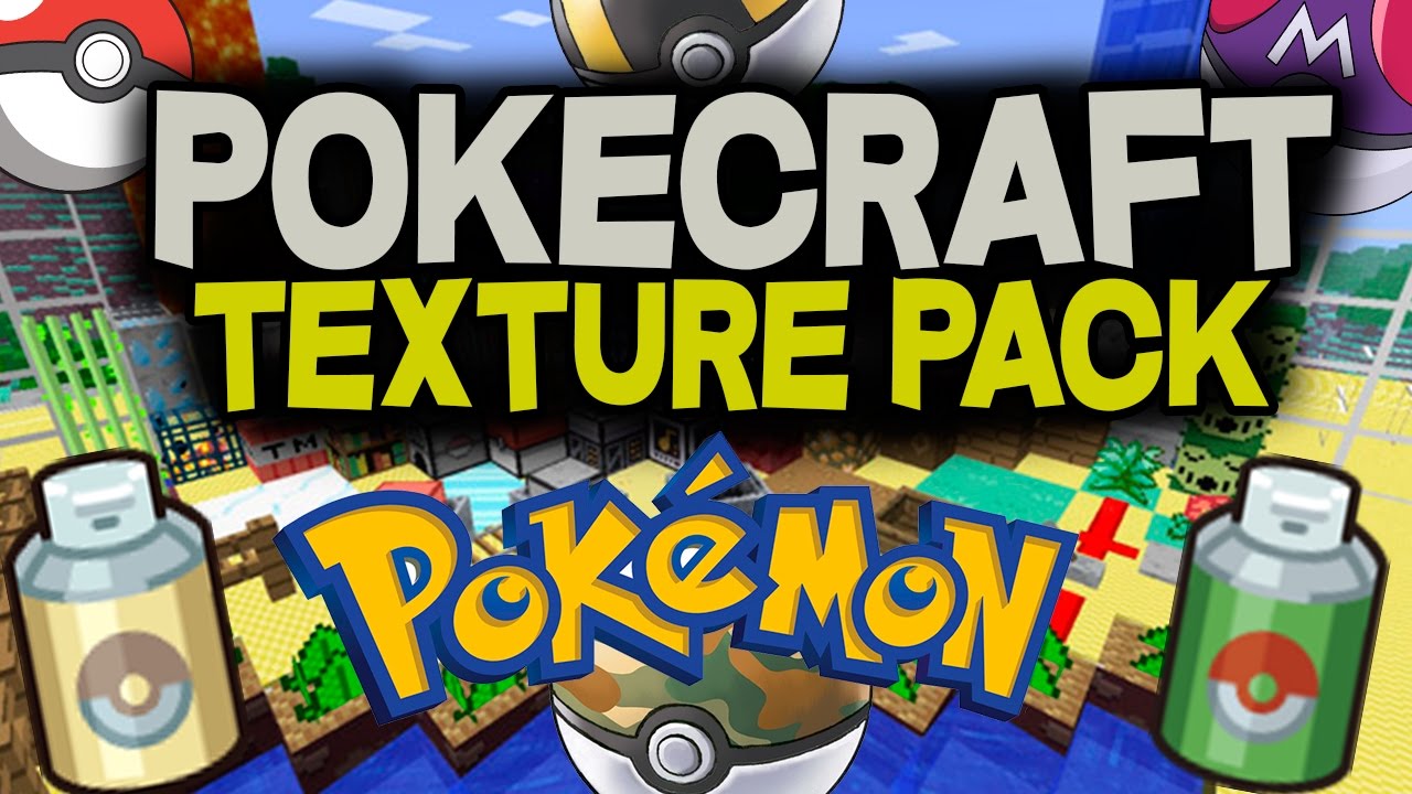 TEXTURE PACK POKEMON 1.8/1.9/1.10/1.1 | POKECRAFT TEXTUREPACK - YouTube