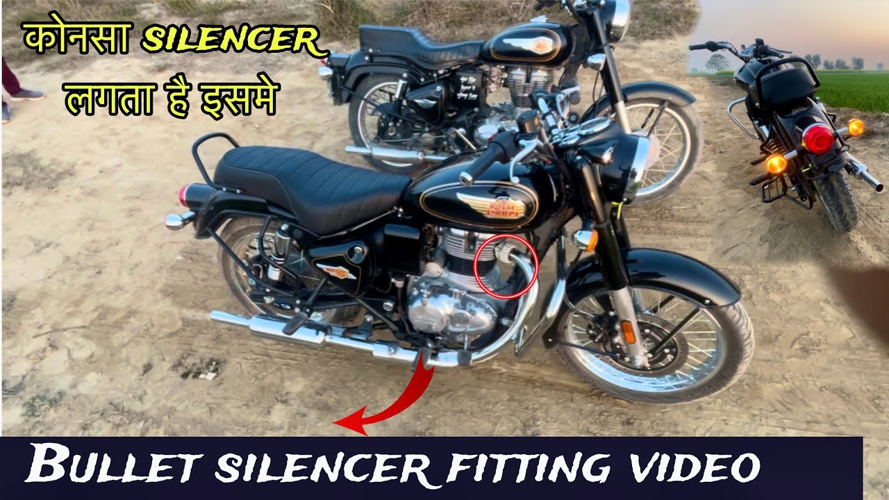2024 Bullet Bs7 silencer fitting full detail video /new bullet sound ...