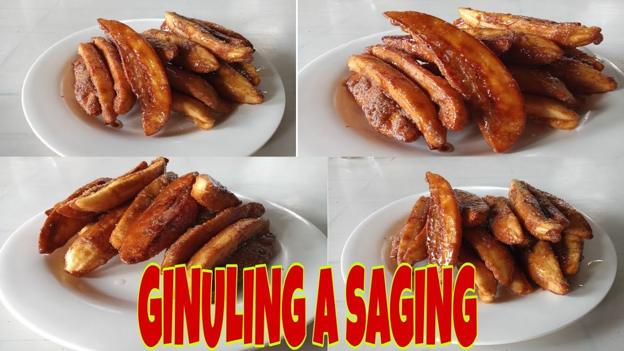 GINULING A SAGING/ FRIED BANANA (SABA) KAMISON A SAGING {SINENDAG A ...