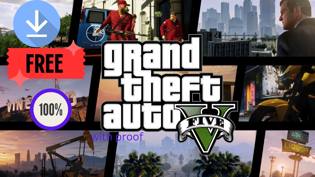 How to download GTA 5 online for free on laptop or pc or mobile| with ...