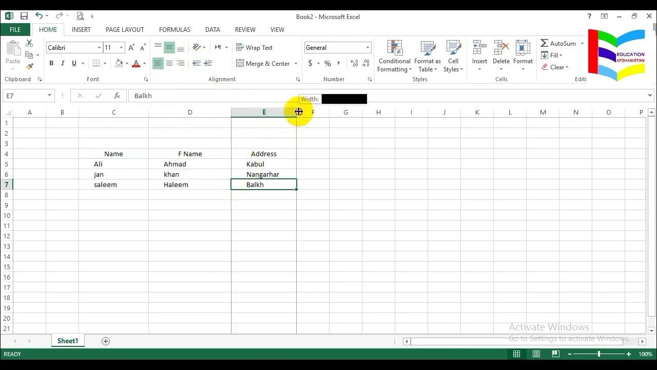 3. Alignment in MS Excel - YouTube