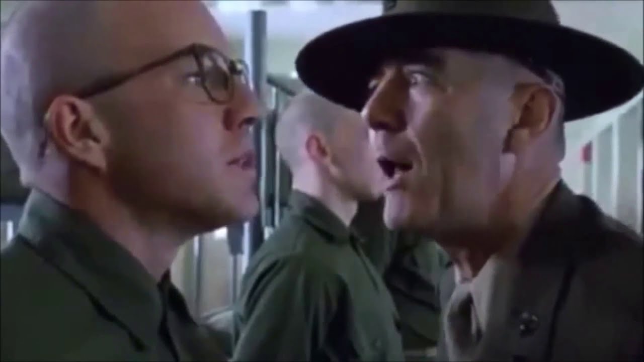 Full Metal Jacket (Discorso iniziale Sergente maggiore Hartman) - YouTube