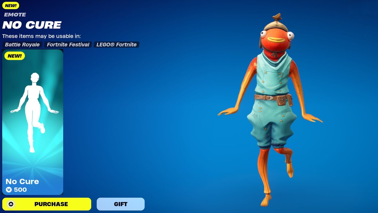 New No Cure Fortnite Emote!! - YouTube