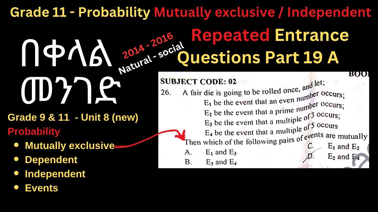 Probability I Mutually Exclusive | Dependent | Independent | Events ...
