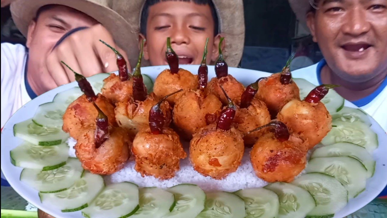 OUTDOOR COOKING/SPICY FRIED BOILED EGG PWEDE PANG NEGOSYO MURA PA ...
