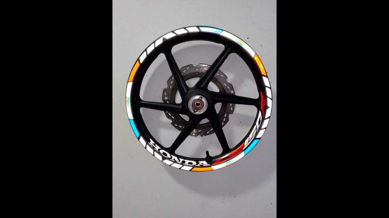 stickers reflectivos para aros de moto... - YouTube