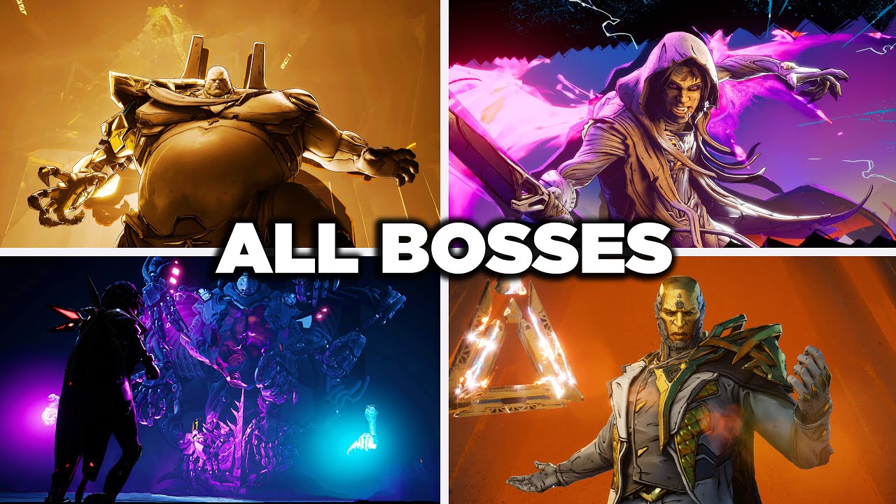 Borderlands 4 - ALL BOSS FIGHTS (4K) - YouTube