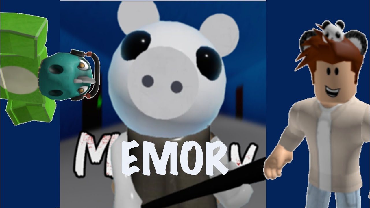 Playing PIGGY MEMORY with DaPandaBrother! Roblox - YouTube
