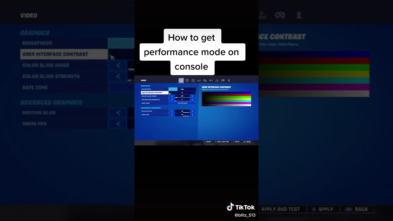 How to get performance mode on console trick - YouTube