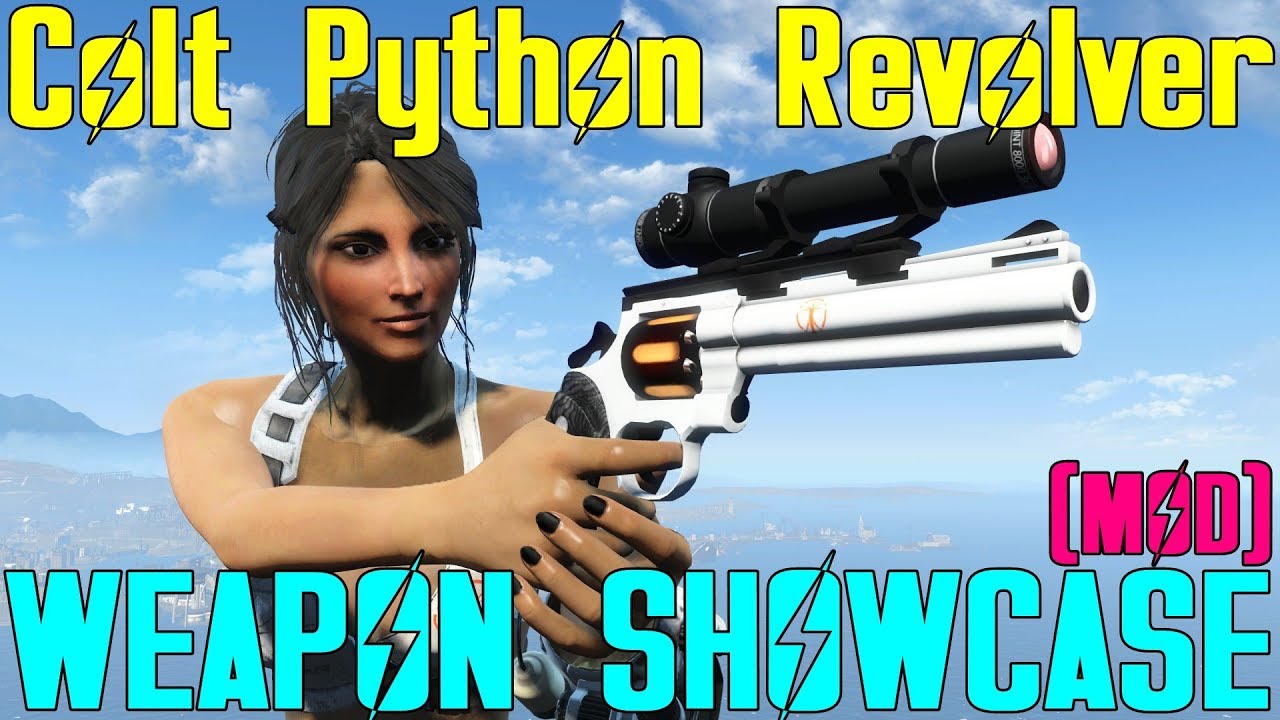 Fallout 4: Weapon Showcases: Colt Python Revolver (Mod) - YouTube