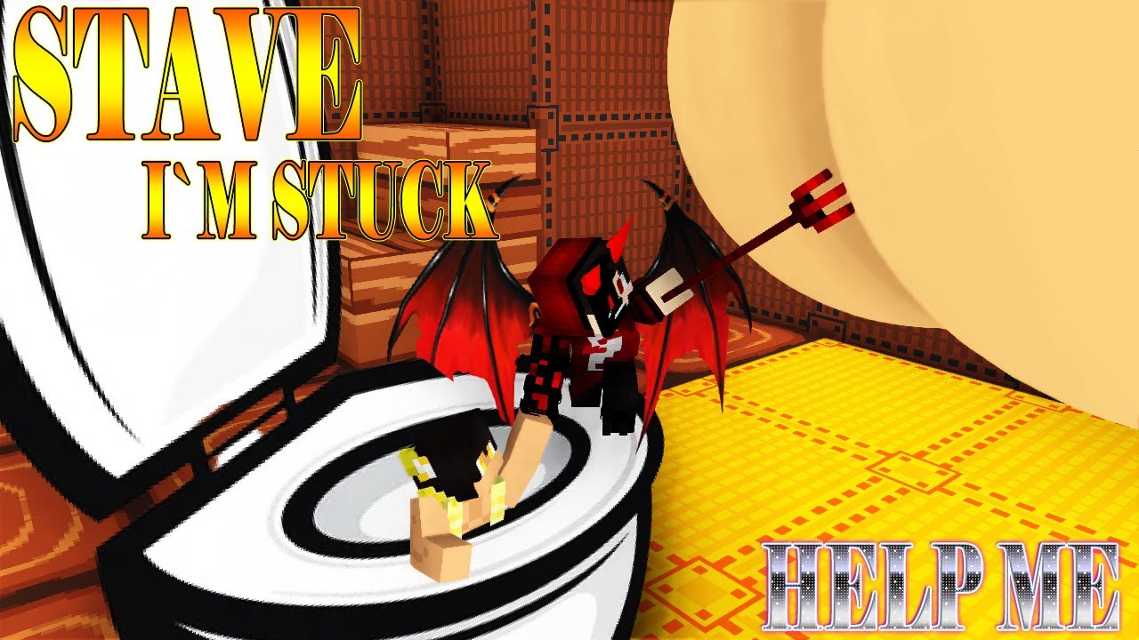 Steve I'm Stuck! You gotta help me! - Alex and Steve Life (Minecraft ...