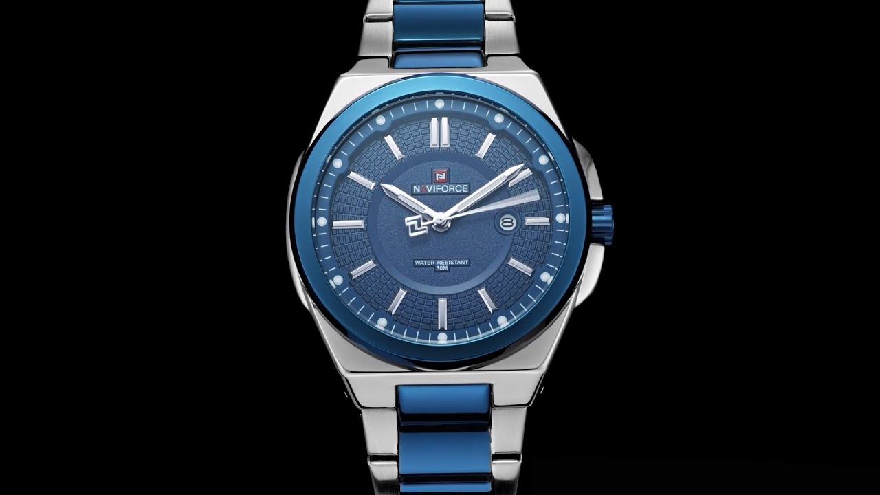 NAVIFORCE 9212 SBE WATCH FOR MEN - YouTube