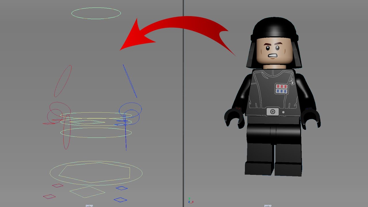 Import geometry into Lego rig | 3D animation in Maya - YouTube