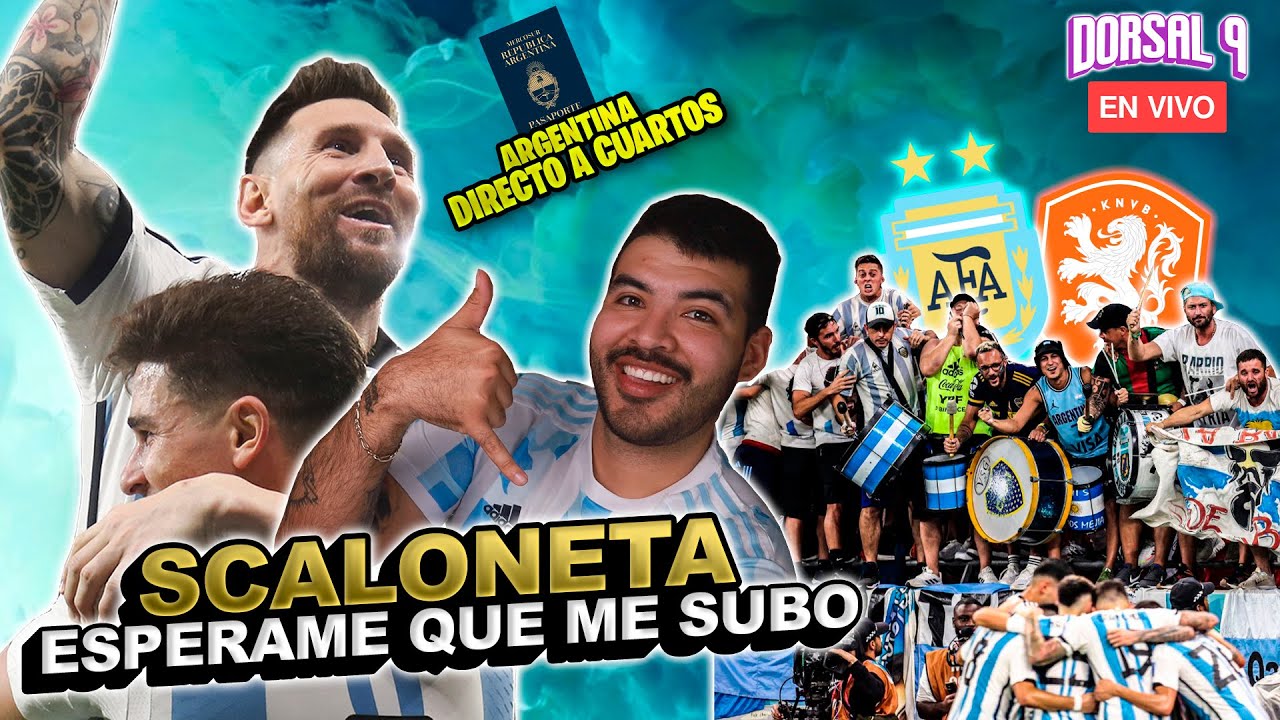 🔴 QUE FELIZ MESIENTO POR MESSI hablemos de Argentina vs Holanda - YouTube