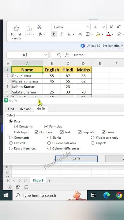 How To Fill Blank Cells In Excel Tips And Tricks Focusinguide Exceltips Tutorial Shortvideo