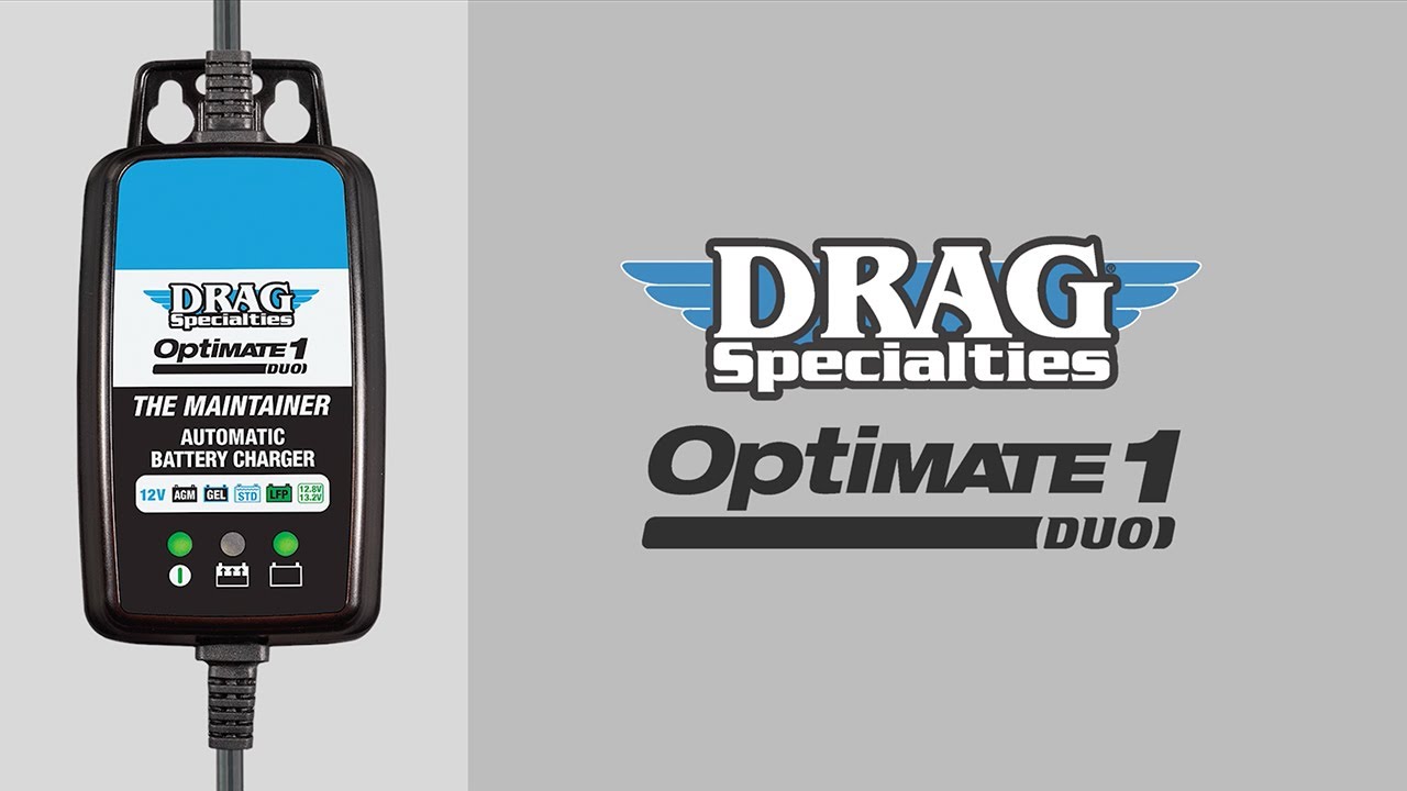 Drag Specialties OptiMate 1 DUO – Easy Battery Maintenance! - YouTube