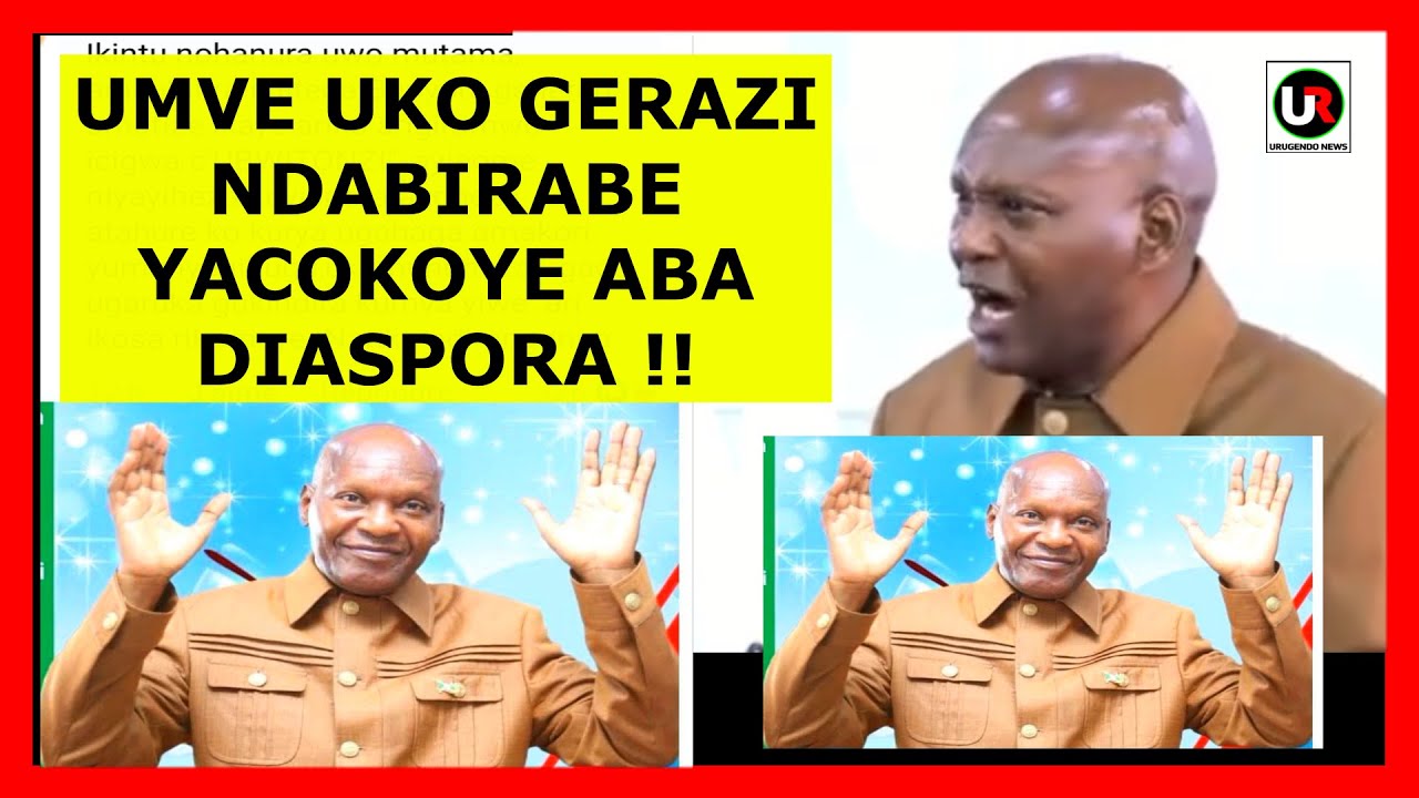 Aba Diaspora biyamirije #Umshingamateka #Daniel_Gélase_Ndabirabe ...