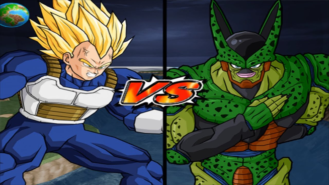 Super Vegeta VS Semi Perfect Cell HD Full Fight - YouTube